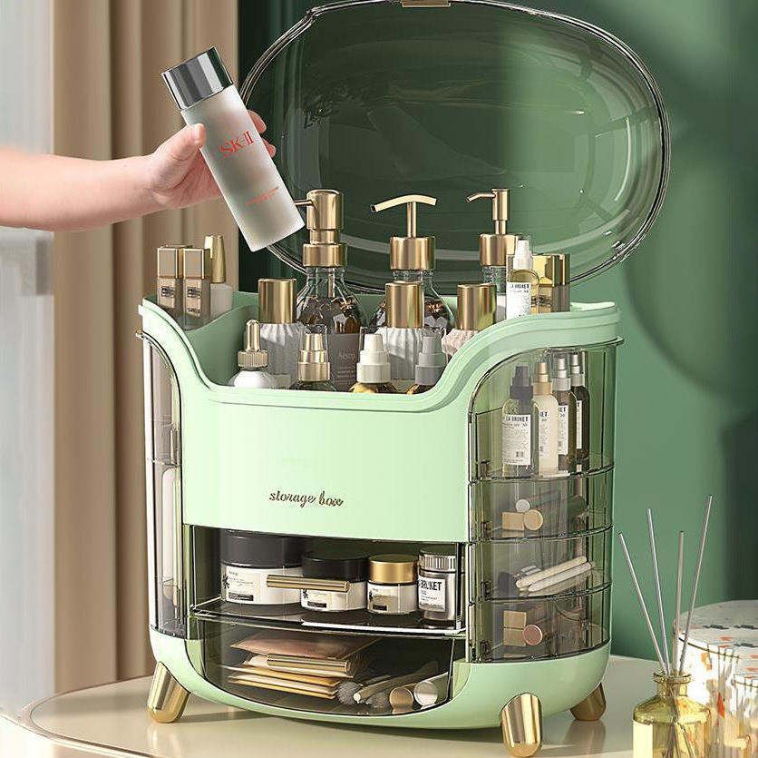 Dust & Water-Proof Large Capacity Cosmetics Storage Box