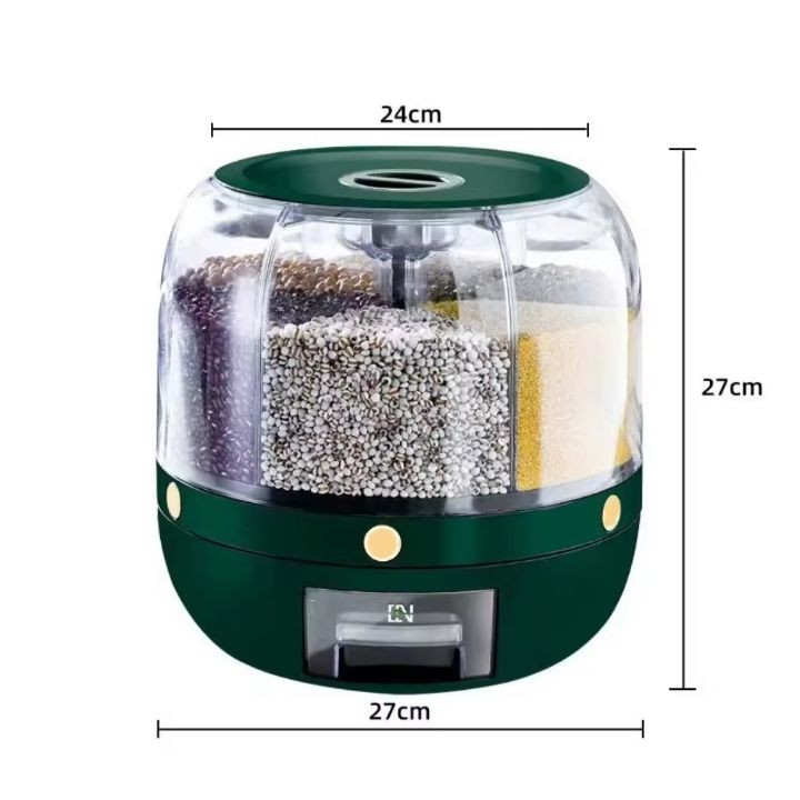 360 Degree Rotating Rice Dispenser