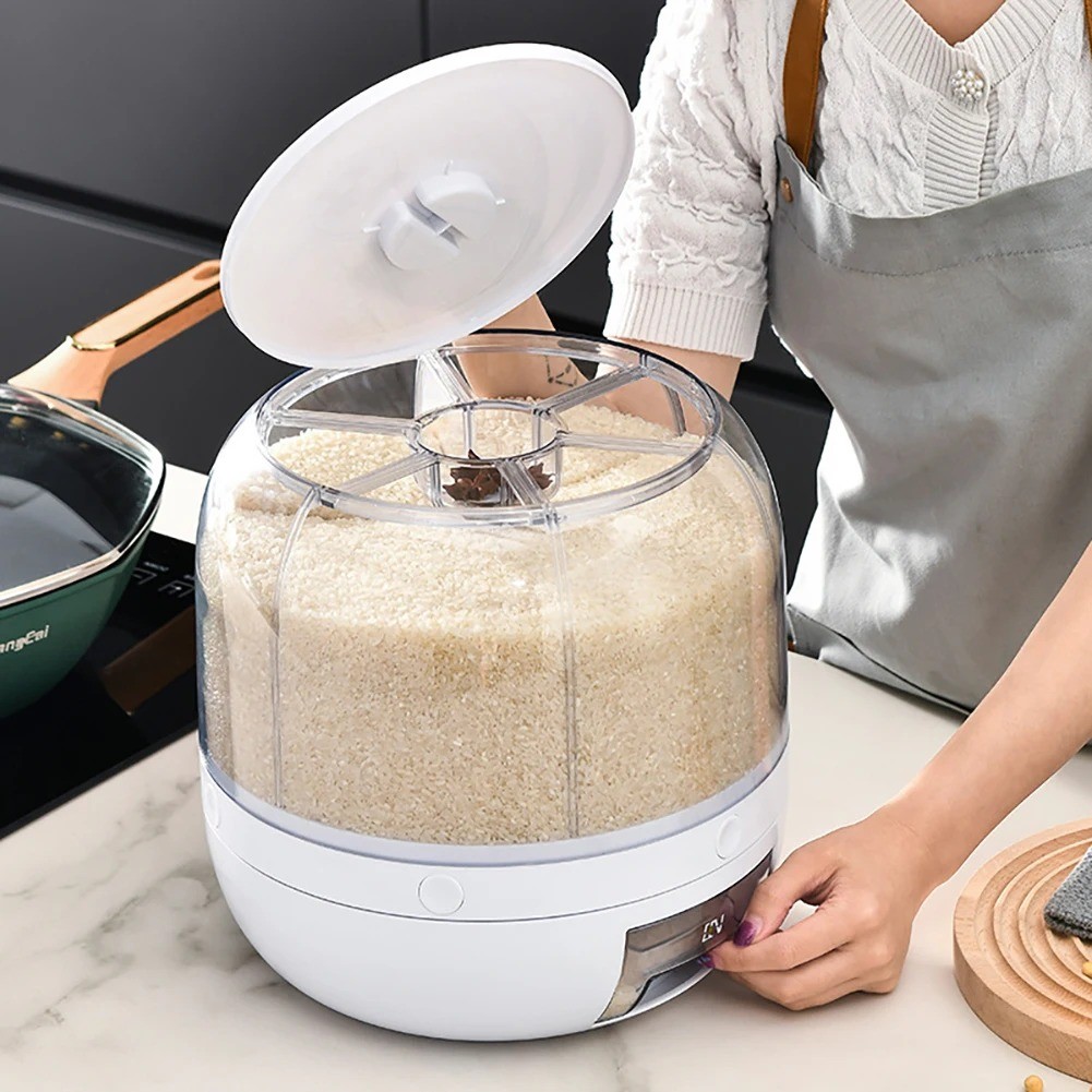 360 Degree Rotating Rice Dispenser