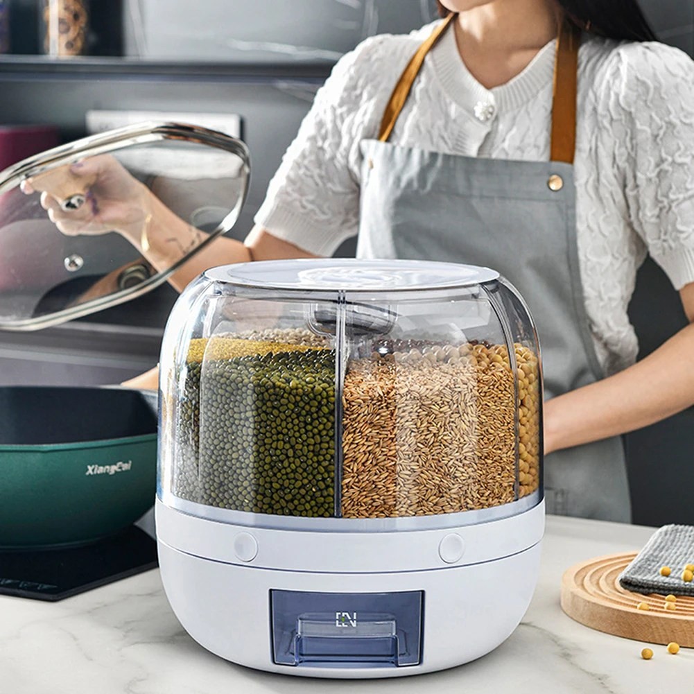 360 Degree Rotating Rice Dispenser