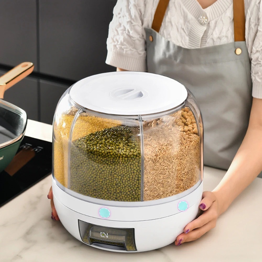 360 Degree Rotating Rice Dispenser