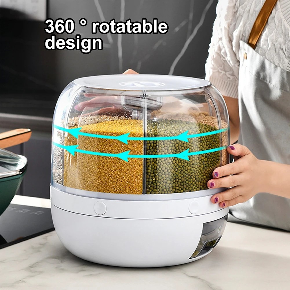 360 Degree Rotating Rice Dispenser